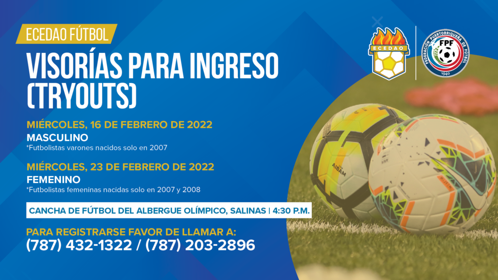 Visorías del Programa ECEDAO Fútbol en el Albergue Olímpico ...